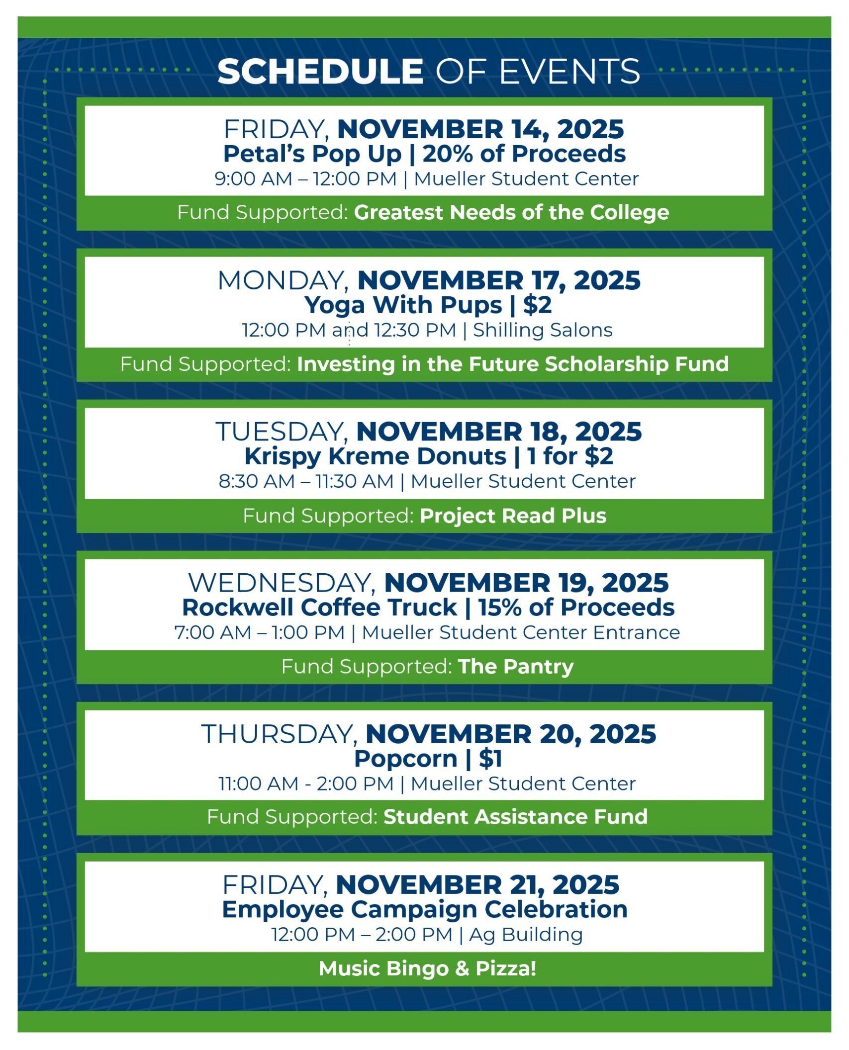 Employee Campaign Daily Events - Richland Community College